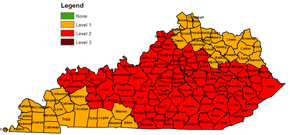 Drought declarations issued throughout Kentucky - Lane Report ...