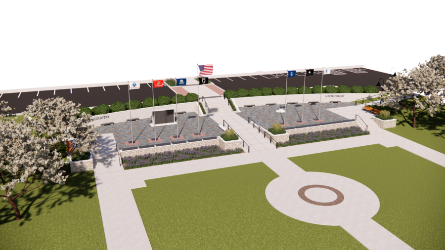 Architect drawings set the stage for new Veterans Memorial - Lane ...