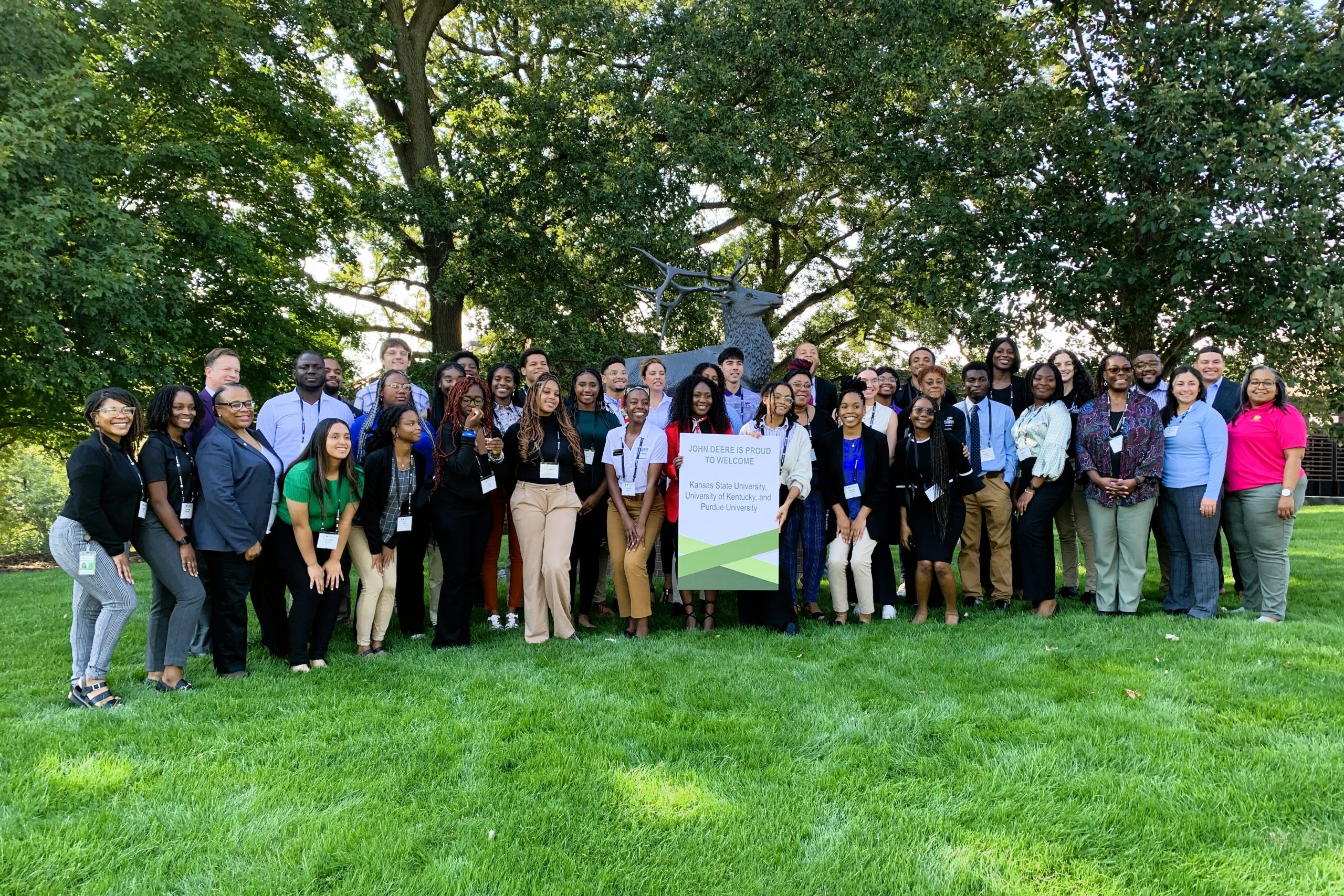 University of Kentucky MANRRS students build personal brand at John Deere headquarters - Lane ...