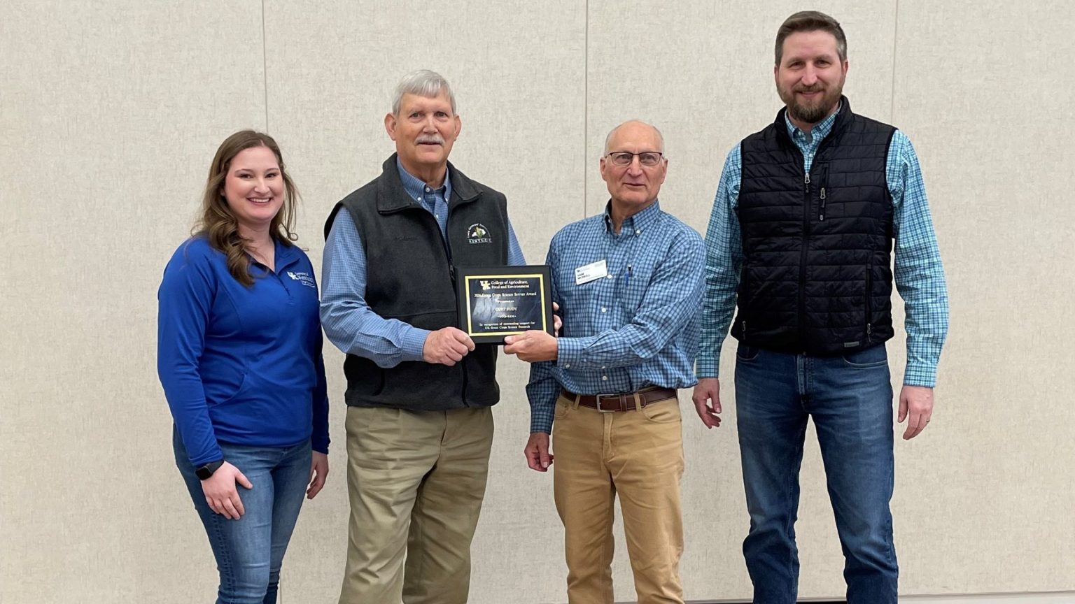 Extension agent honored with Grain Crops Science Service Award ...