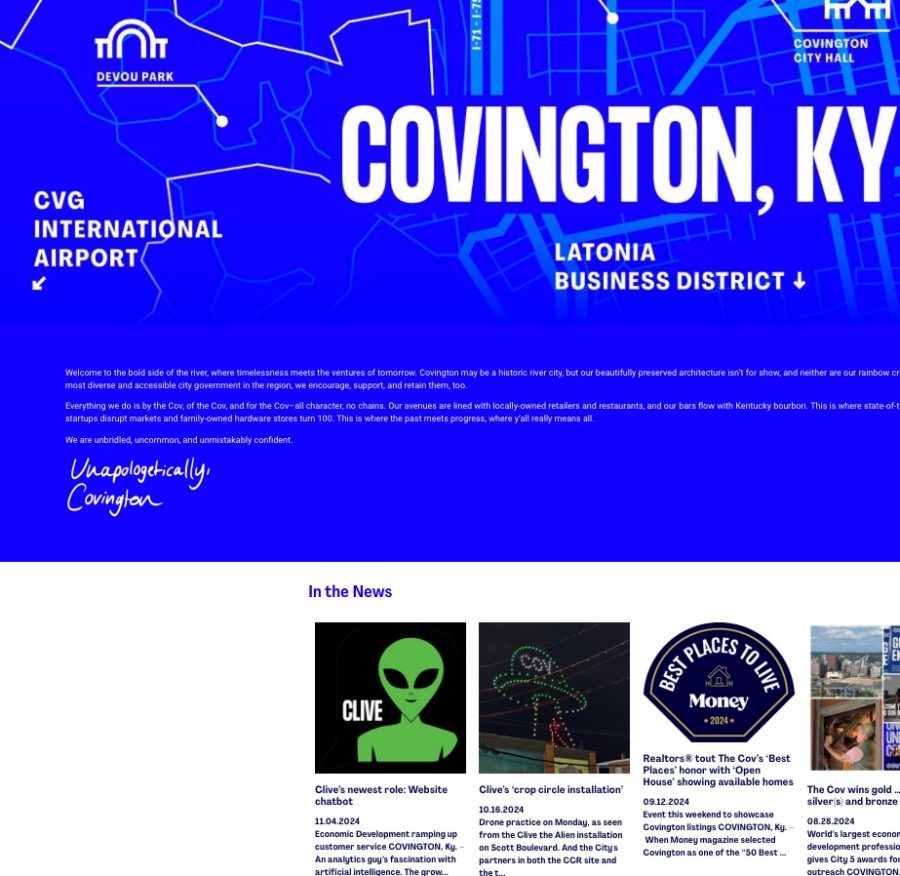 The Cov website's AI chatbot Clive helps handle business red tape ...