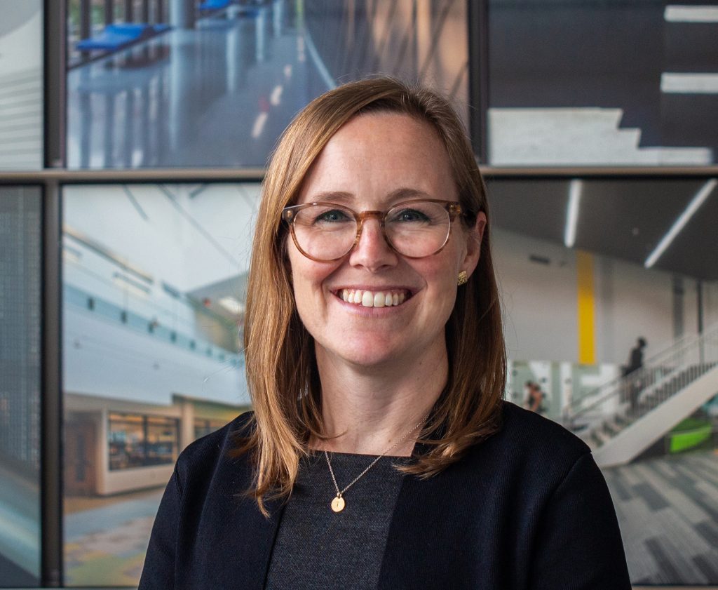 Teddi Hibberd, AIA, Senior Associate at Omni Architects receives the ...