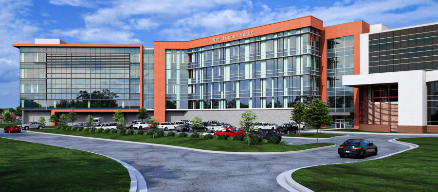 First beams for Med Center's High Street Tower being set Friday - Lane ...