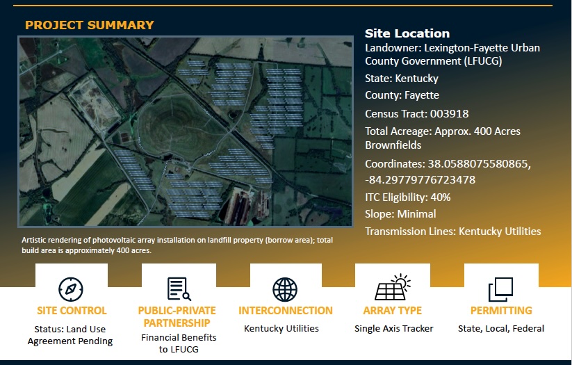 Edelen Renewables proposes 100,000 MW of solar for former Lexington ...