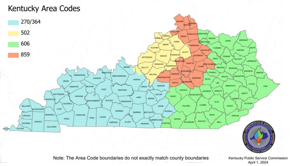 761 area code will begin overlaying 502 geography in 2027 - Lane Report ...