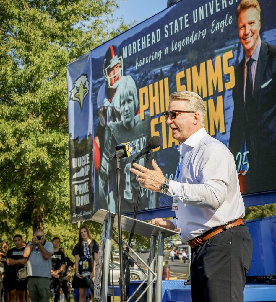 Morehead State names football stadium for its Super Bowl MVP alum Phil ...