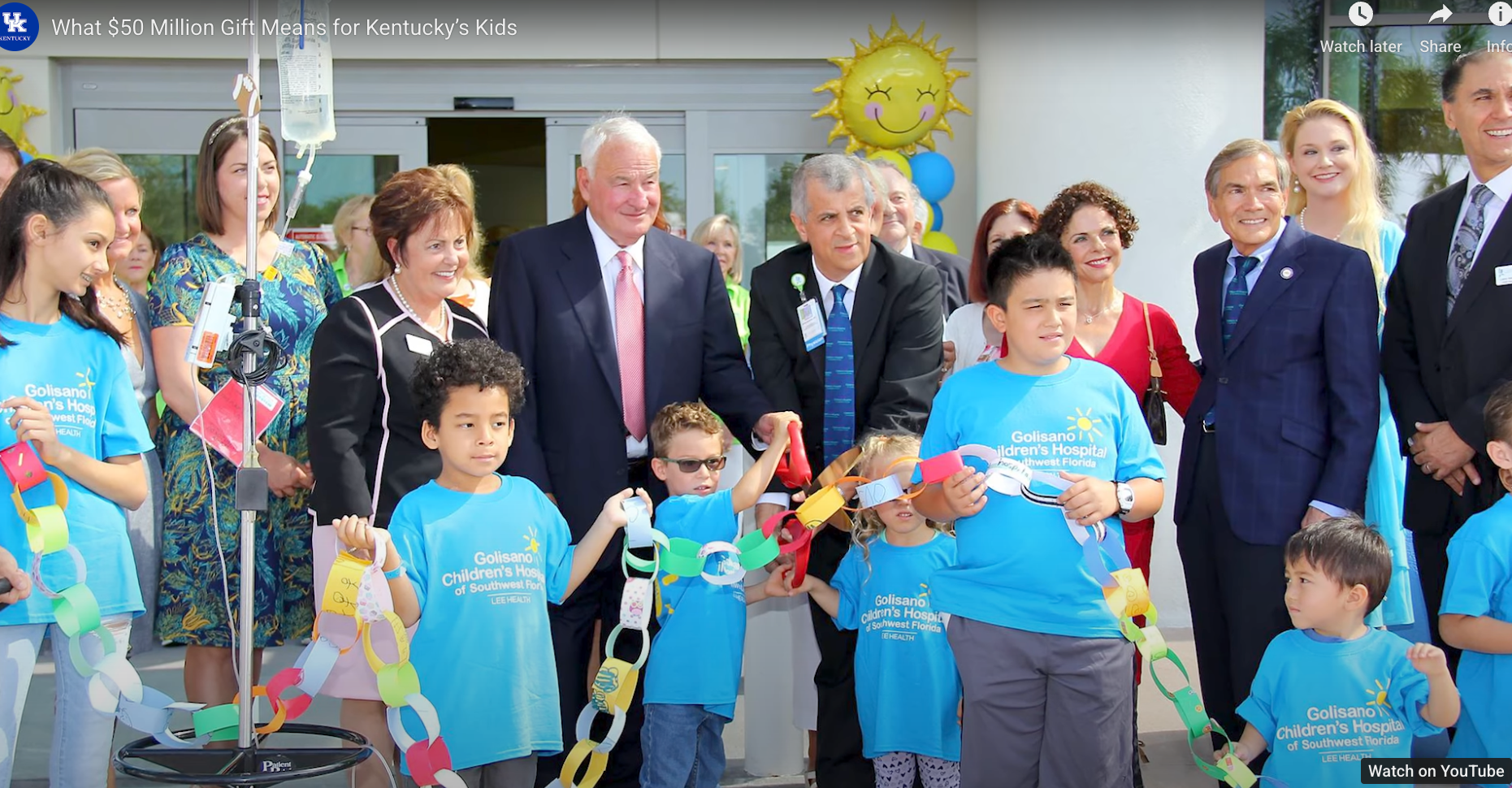$50M gift will bring renaming of UK Children's Hospital for New York ...