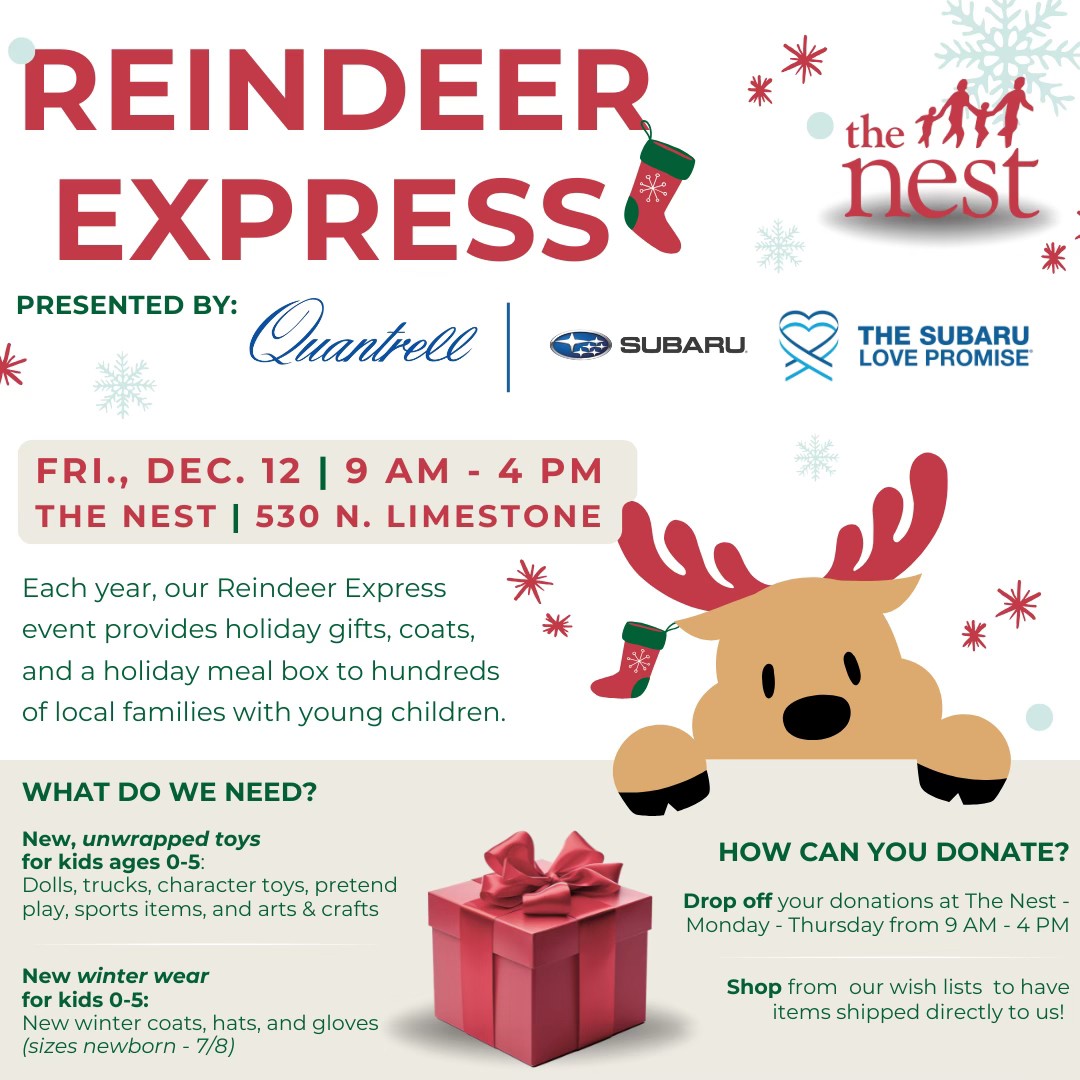 The Nest’s Reindeer Express returns to deliver holiday magic for local ...
